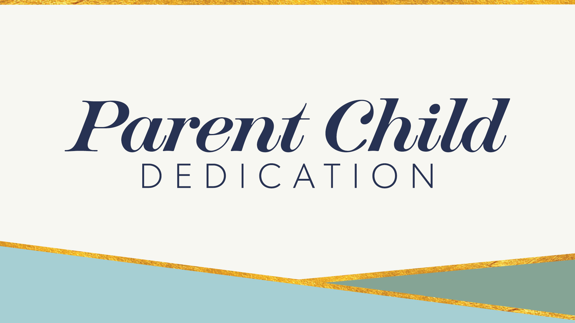 Baby Dedication Logo